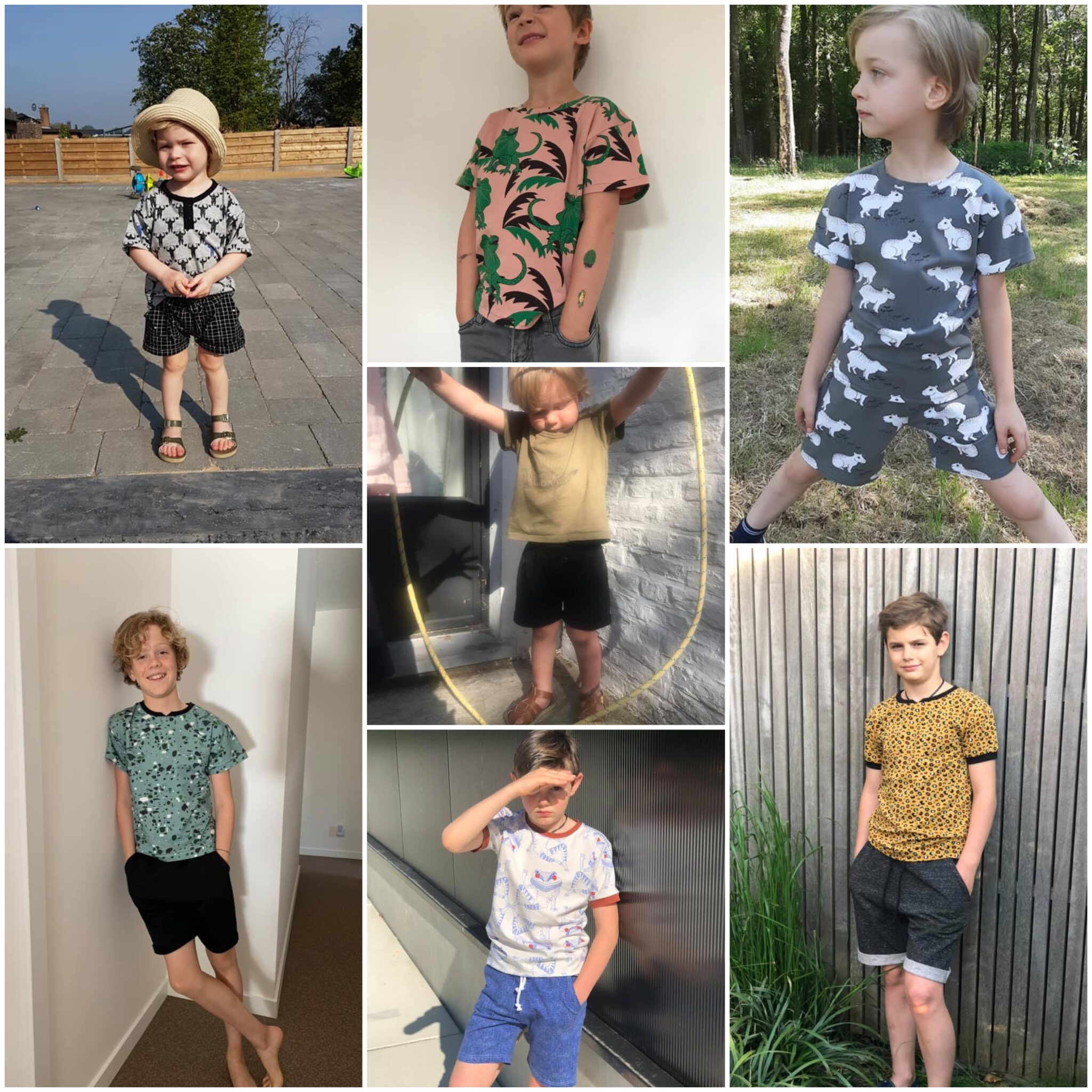 Nio en Nia short, broek en shirt - release - Bel’Etoile