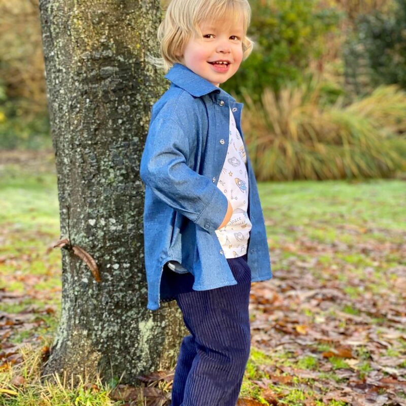 Indy shacket for kids - sewing pattern - Bel’Etoile