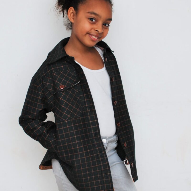 Indy shacket for kids - sewing pattern - Bel’Etoile