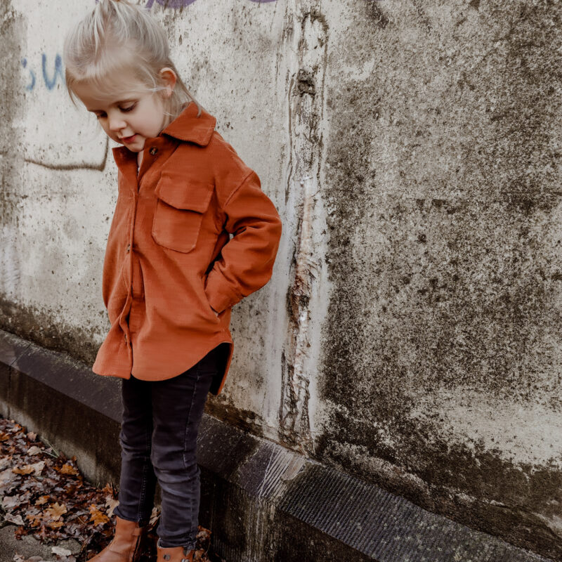 Indy shacket for kids - sewing pattern - Bel’Etoile