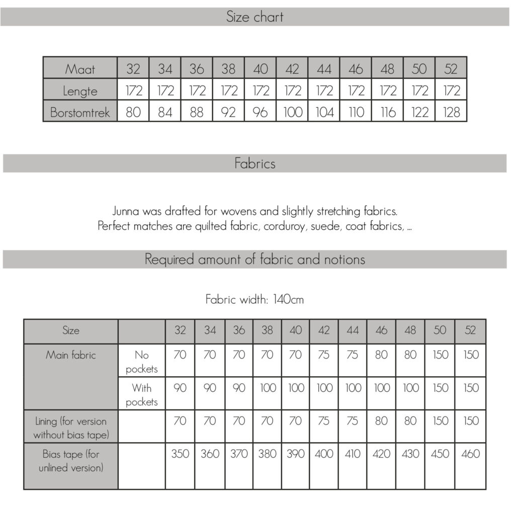 Junna vest voor dames en tieners - PDF (NL) - Bel’Etoile