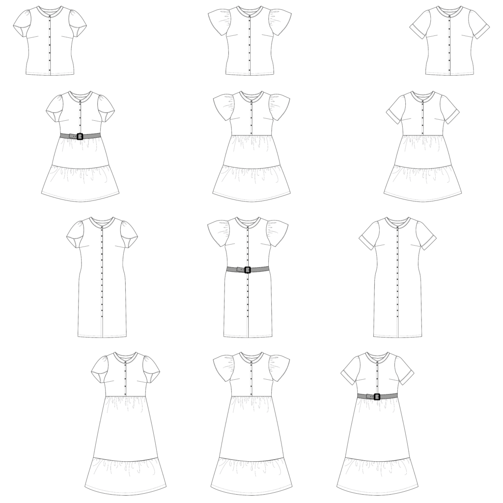 Paper patterns - Bel’Etoile